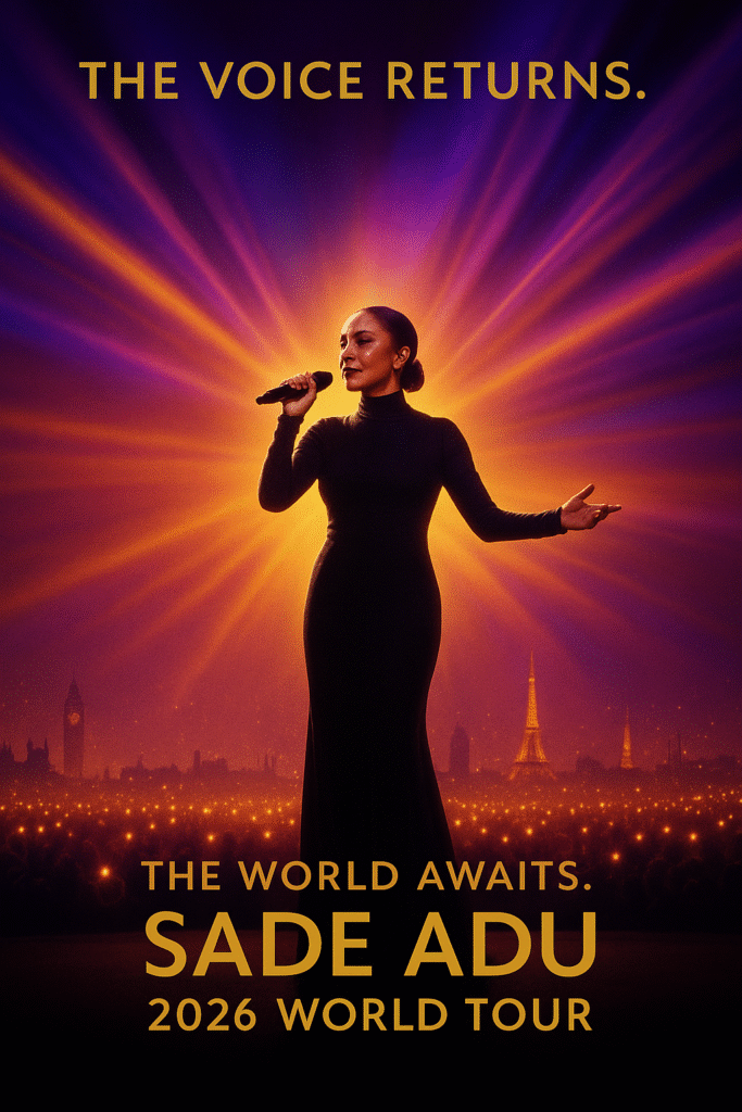 It's official:Sade Adu announces 2026 world Tour.. Date and cities has ...