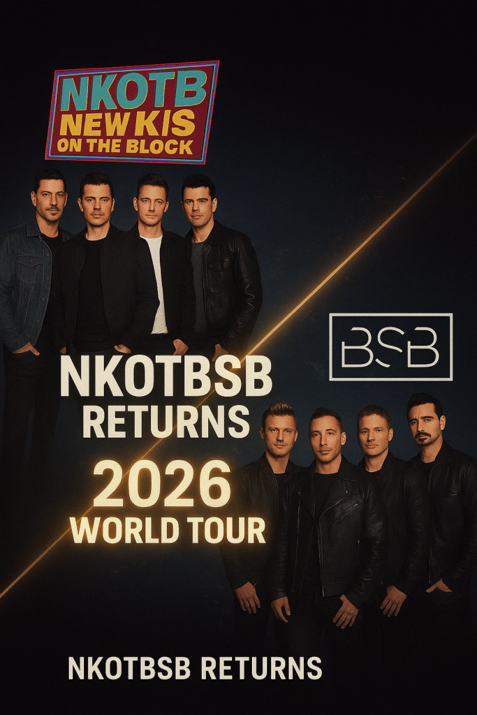 NKOTBSB Returns: New Kids on the Block and Backstreet Boys Announce ...